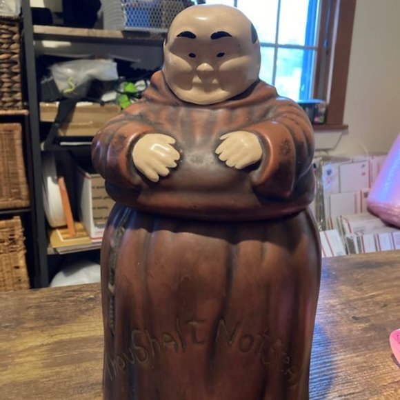 Mccoy | Kitchen | Vintage Mccoy Pottery Friar Tuck Monk Cookie Jar ...